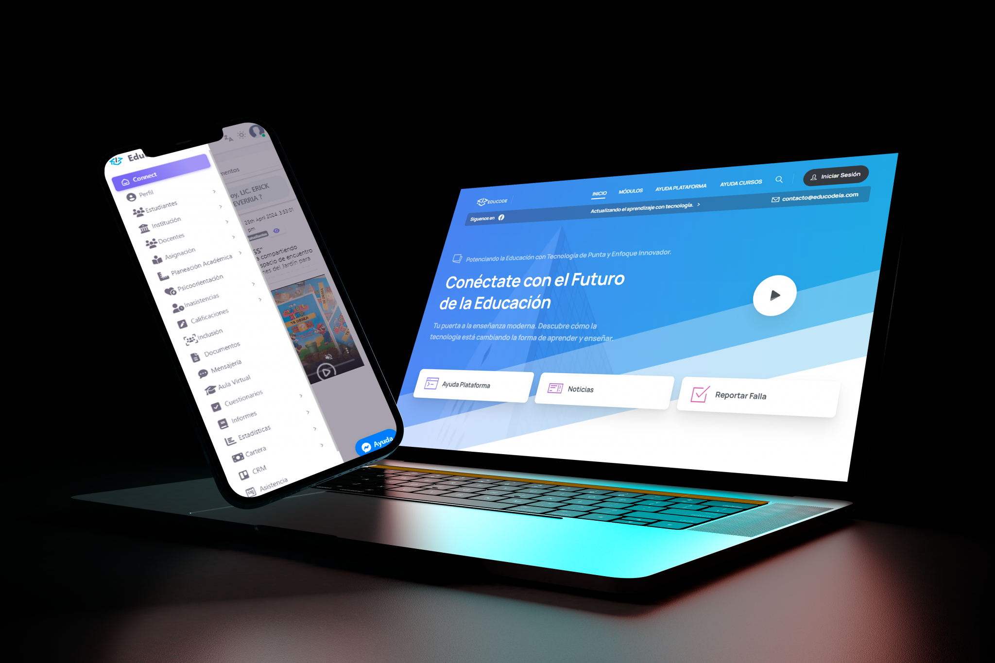 EdCode: Plataforma Educativa Integral - Hex Studios